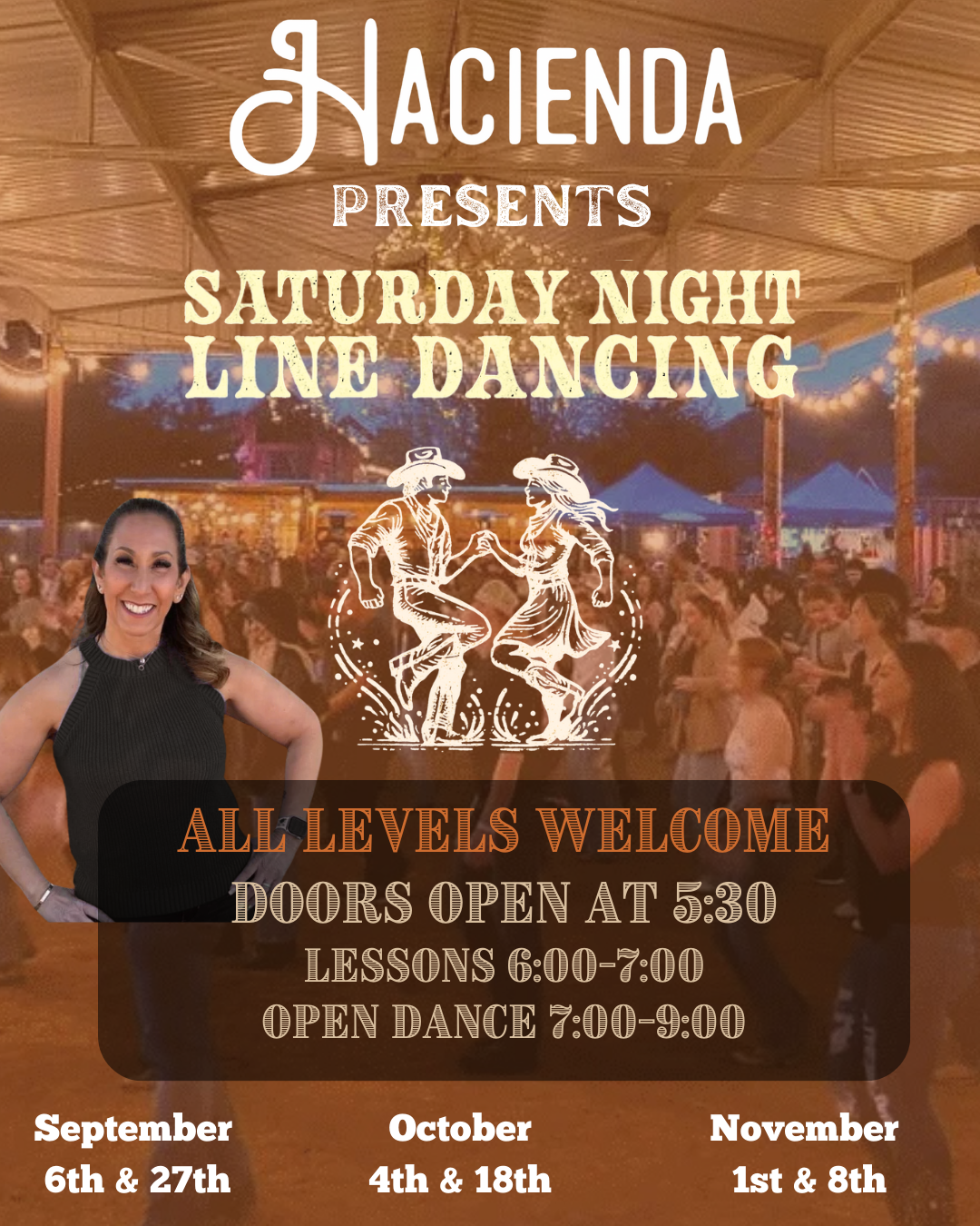 Saturday Night Line Dancing – Hacienda